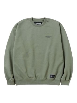 Neighborhood Sweatshirt mit Rundhalsausschnitt - Grün