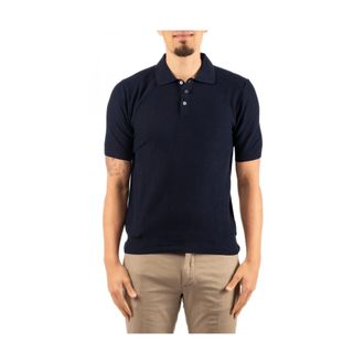 Gran Sasso Homme, Tops, Bleu, Taille: L Polo &Eacute;l&eacute;gant