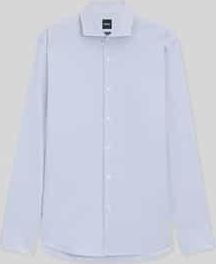 HUGO BOSS Regular Fit Businesshemd aus Baumwoll-Mix