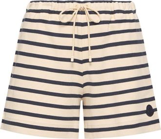 Moncler Moncler Short En Coton Ray&eacute;, Femme, Multicolore, Taille: L