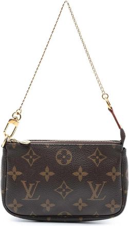 Louis Vuitton Crossbody Bags - Monogram Mini Pochette Accessoires - Gr. unisize - in Braun - für Damen