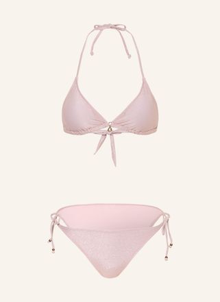 Banana Moon Banana Moon Triangel-Bikini Cricomassa Mit Glitzergarn beige
