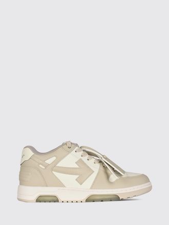 Off-white Baskets Out Of Office en cuir et polyester recycl&eacute; avec &eacute;tiquette