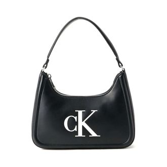 Calvin Klein Raised CK Small Shoulder - Femme - Sacs - Noir - Taille: ONE Size