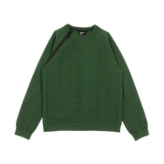 Nike Leichter Crew Neck Sweatshirt - - Sport - Herren - Gr&uuml;n - XL