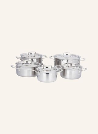 LE CREUSET 5-Tlg.Topfset 3-Ply silber
