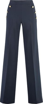 Pantaloni Torino Pantalon Taylor Large - Femme - Pantalons - Bleu - Taille: 36 FR