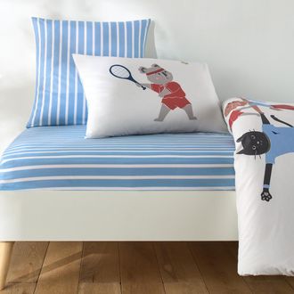 La Redoute Interieurs Drap-housse Enfant 30% Coton Recycl&eacute; Neilo