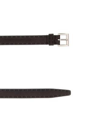 Prada Womens Brown Nappa Leather Belt Caffe Cinture Caffe
