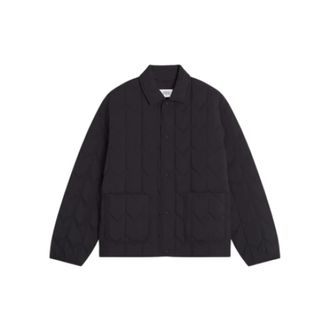 Maison Kitsun&eacute; Quilted Blouson - - Jackets - Herren - Schwarzk - L