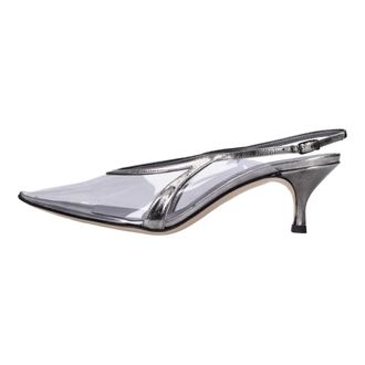 Casadei Cristal Slingback Pumps - - Shoes - Damen - Grau - 37 EU