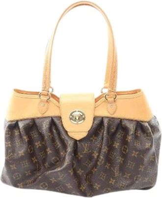 Louis Vuitton Sac bandouli&egrave;re Pre-owned Boetie MM en toile enduite Monogram - Femme - Pre-owned - Brun - Taille: ONE Size