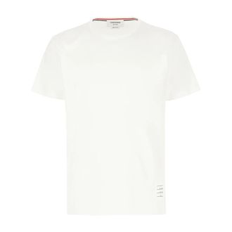 Thom Browne 4-Bar Jersey T-Shirt - - Tops - Herren - Wei&szlig; - L