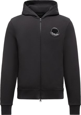 Moncler Sweat zippé en coton à logo