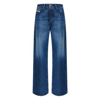 Diesel Indigo Blaue Denim Jeans Klassischer Stil - - Jeans - Damen - Blau - W24
