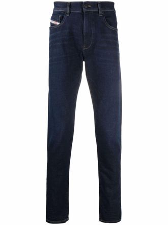 Diesel jean D-Strukt slim &agrave; taille basse - Bleu