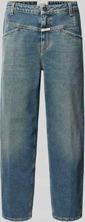 Closed Straight Fit Jeans mit Logo-Patch