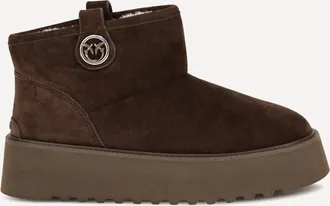 Pinko Martina 08 suede Boots Female 38