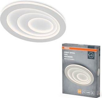 Osram ORBIS SPIRAL OVAL LED Deckenleuchte, weiß, 37W, 4000lm, 485mm Durchmesser, sehr homogene Lichtverteilung, indirektes Licht, integriertes LED-Modul, la