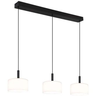 Globo Lighting Globo Lighting - Lampe suspension lampe de table &agrave; manger 3 flammes verre opale led h 150 cm