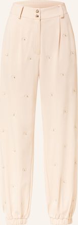 Liu Jo Liu Jo Sweatpants Mit Schmucksteinen beige