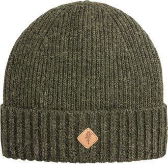 Pinewood 1121 Wool Knitted Mütze Moosgrün Melange (194)