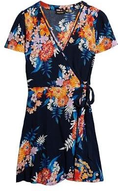 Superdry Robe Printed Mini Wrap 2kd anemore Navy XS