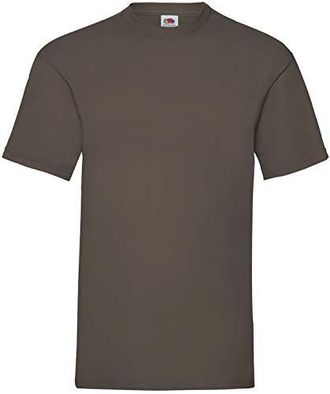 Fruit Of The Loom T-shirt - - Uni Homme - Marron - Chocolat - X-large