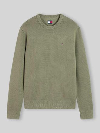 Tommy Jeans Regular Fit Pullover aus reiner Baumwolle