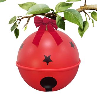 Generico Aufblasbare Weihnachtsverzierung | Wasserfeste Giant Jingle Bell Aufblasbar f&uuml;r Yard, Garten, Hof, Lawn & Frontt&uuml;r, perfekte Weihnachtsfeier & Feierta