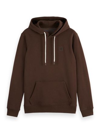 Scotch & Soda Seasonal Core Kapuzenpullover mit regulärer Passform mit Logo, Demitasse 201, XXL