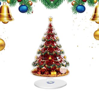 Generic 2D Acryl Weihnachten Tischl&auml;ufer, Riesenrad Dekoratives Weihnachtsbaum-Schild, Schreibtisch-Mittelst&uuml;ck, f&uuml;r Zuhause Schreibtisch B&uuml;ro TV-M&ouml;bel