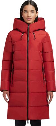 Khujo Jilias 4 Damen Wintermantel Winterjacke Mantel Jacke (DE/NL/SE/PL, Alphanumerisch, M, Regular, Regular, SEP-RED)
