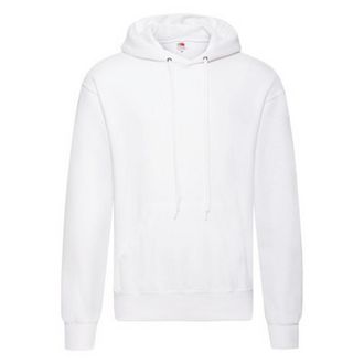 Fruit Of The Loom Unisex Erwachsene Klassisches Sweatshirt mit Kapuze (Wei&szlig;)