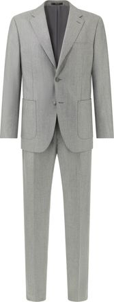 Boggi Milano Anzug Herringbone