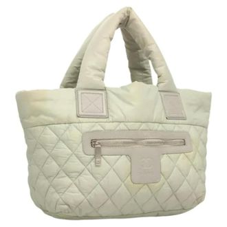 Chanel Pre-owned Nylon sacs-chanel - Femme - Pre-owned - Gris - Taille: ONE Size
