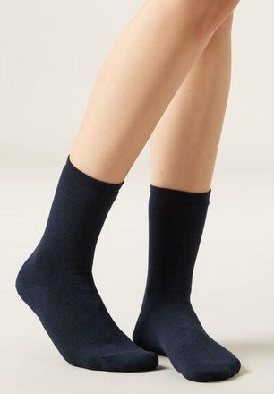 Calzedonia Kurzsocken Aus Thermo-baumwolle Blau