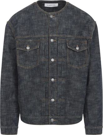 Lanvin Herren, Jacken, Blau, LGr&ouml;&szlig;e