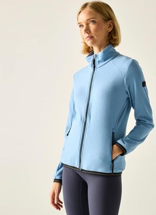Regatta Malana - Fleecejacke in verwaschenem Denimblau mit Rei&szlig;verschluss