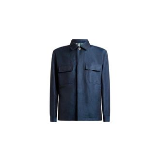 Etro Homme, Vestes, Bleu, Taille: XL Veste L&eacute;g&egrave;re