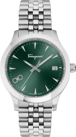 Ferragamo Duo Sfcu00722 Uhr - - Accessories - Herren - Gr&uuml;n - ONE SIZE