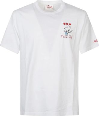 MC2 Saint Barth Homme, Tops, Blanc, Taille: L T-shirt &agrave; manches courtes Portofino