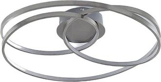 Lindby [NEUWERTIG] B-Ware Lindby Ronka Led Deckenlampe Deckenlampe Lampe Wohnzimmerlampe Leuchte Nickel429