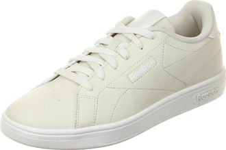 Reebok Womens Court CLN Tennis Shoes, Alabaster Alabaster Chalk, 37.5 EU