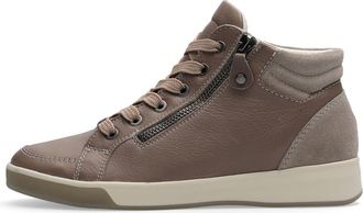 Ara Damen Rom Mid-Cut Sneaker, Moon, 36 EU