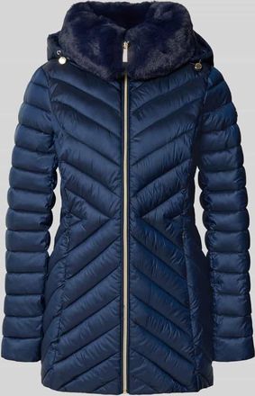 Michael Kors Steppjacke mit Steppn&auml;hten und Kapuze