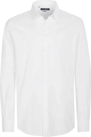 Dolce & Gabbana Martini Langarmhemd - - Shirts - Herren - Wei&szlig; - S