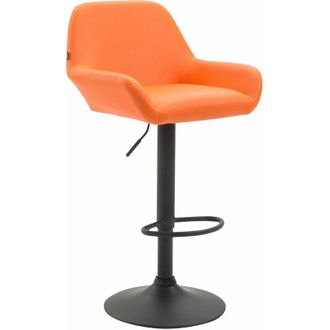 Clp Barhocker Braga Kunstleder orange schwarz
