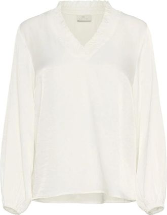 Kaffe Femme, Blouses et Chemises, Blanc, Taille: 48 FR Blouses