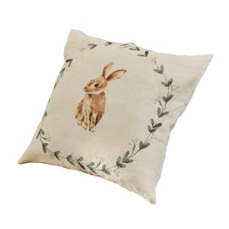 Loberon Kissenh&uuml;lle Fuzzletop, Creme